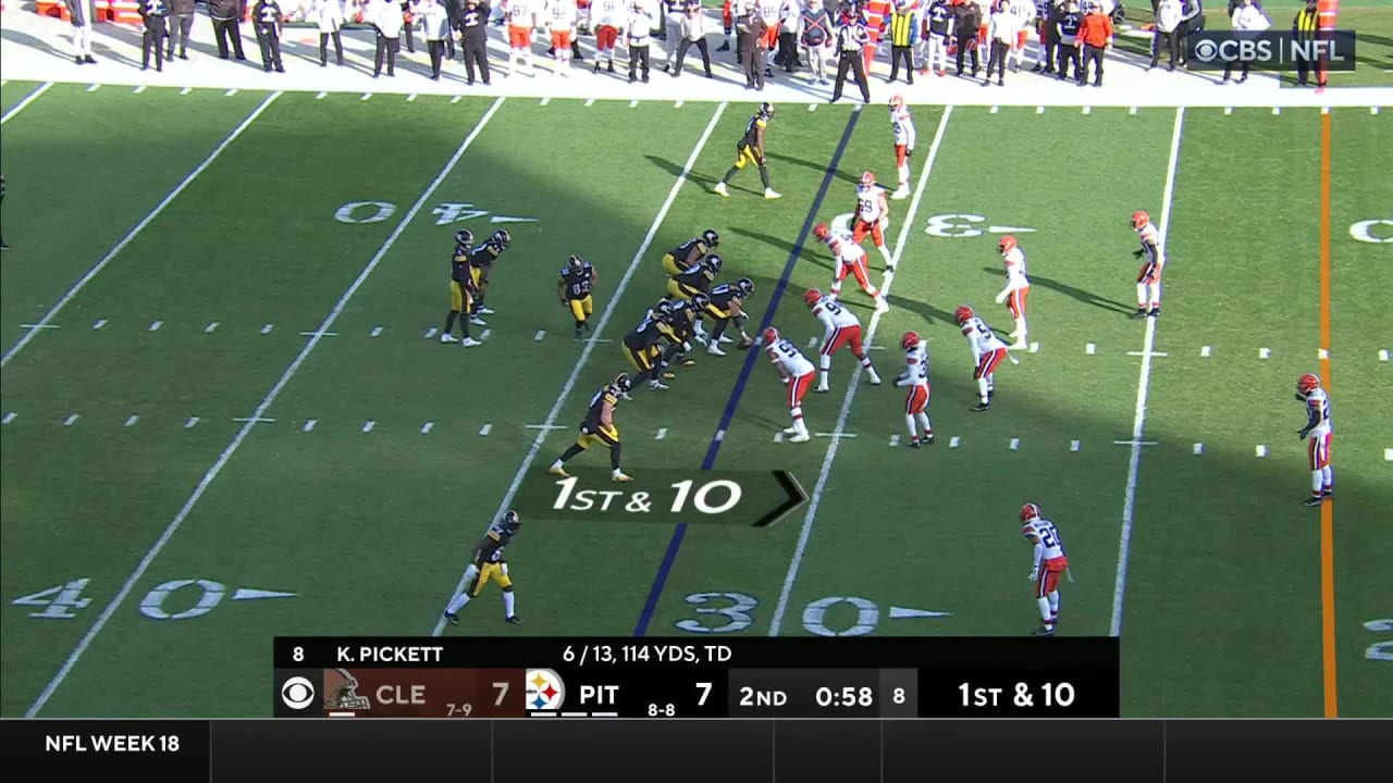 Pittsburgh Steelers wide receiver George Pickens' remarkable toe-tap ...