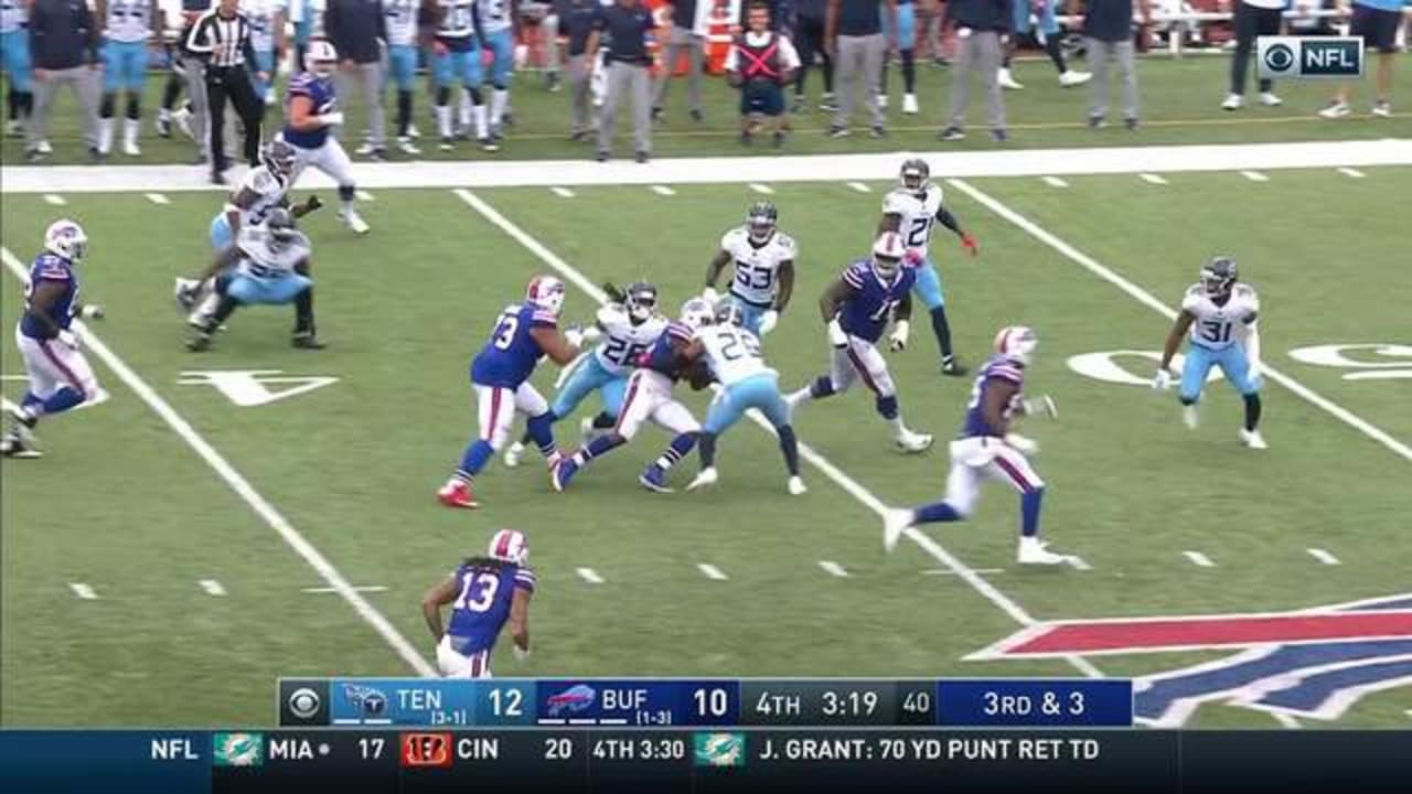 Shady slips five tackles to get Bills first down