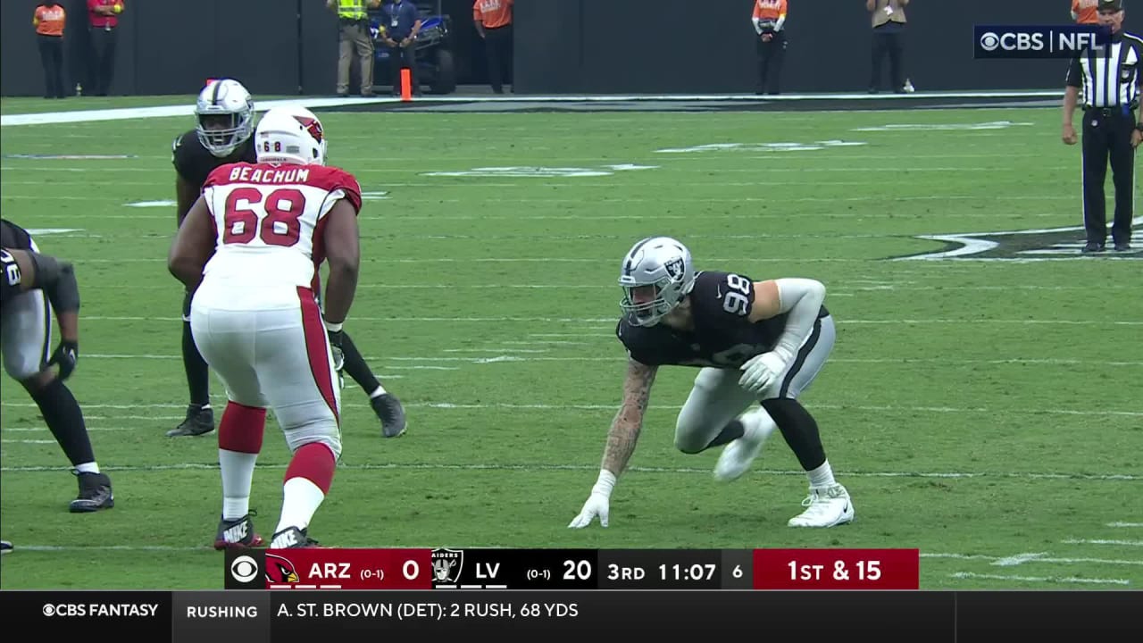 Arizona Cardinals wide receiver Greg Dortch slips two would-be Las ...