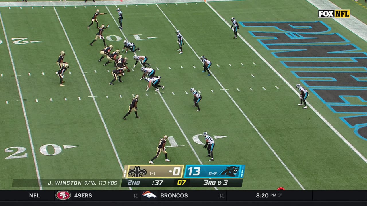 Carolina Panthers guard Cade Mays' field goal block denies New Orleans ...