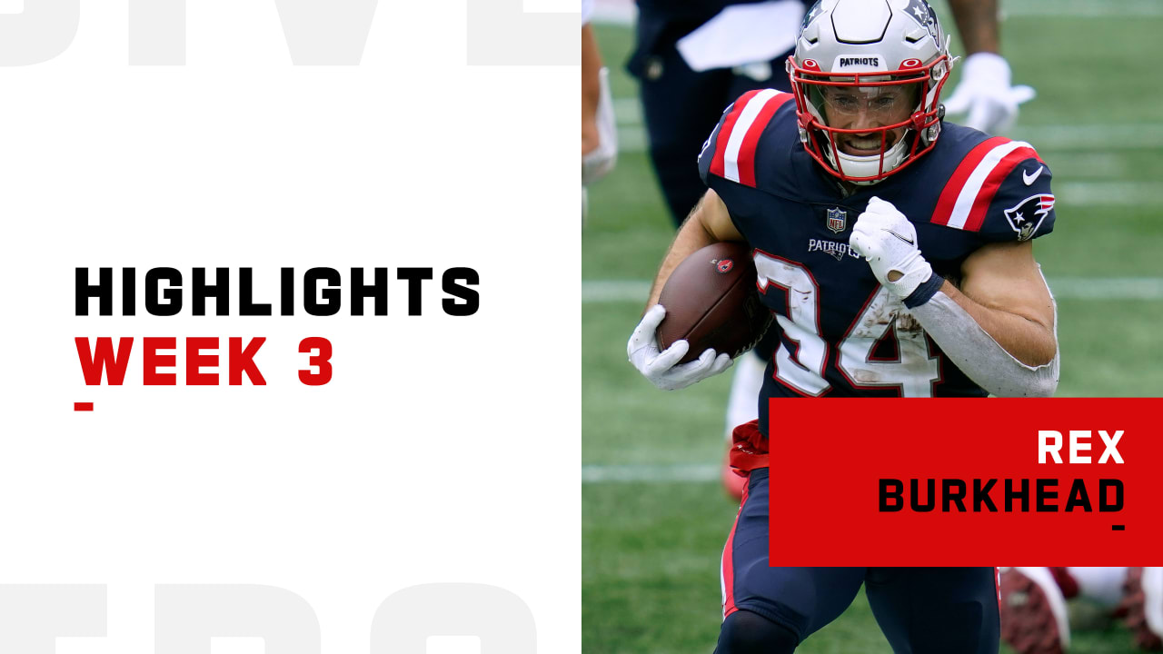 New England Patriots running back Rex Burkhead's best plays from 3-TD ...