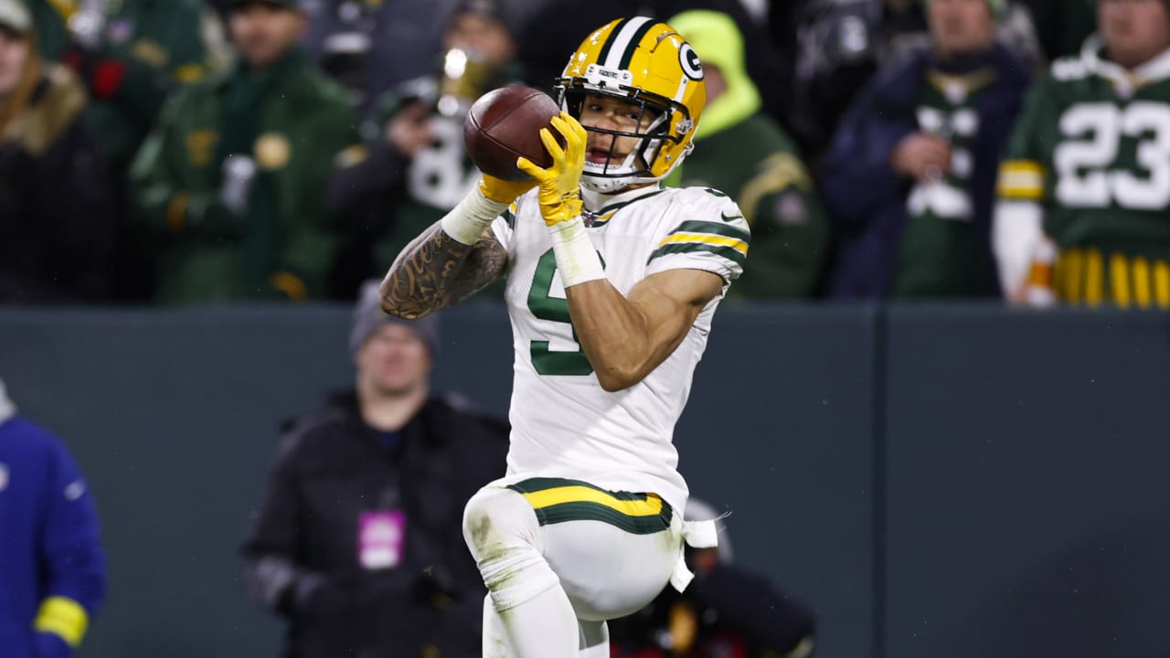 Green Bay Packers wide receiver Christian Watson's hot streak continues ...