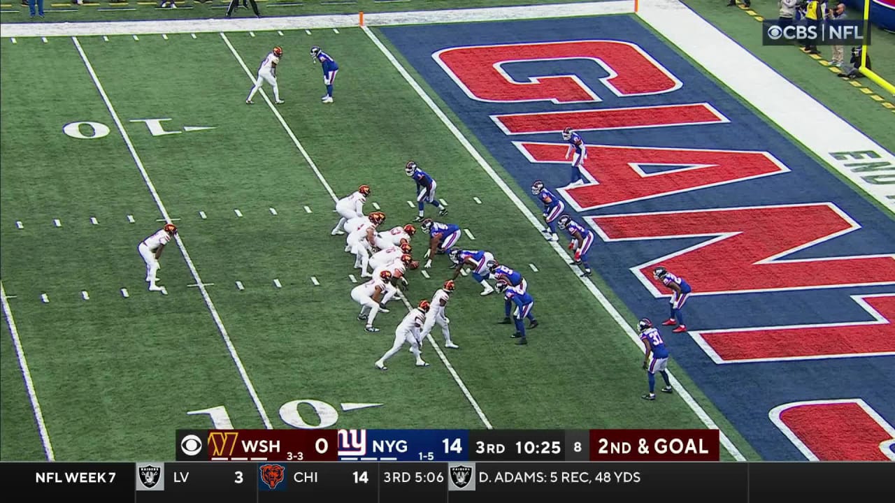 Washington Commanders Brian Robinson cuts back for 4-yard TD