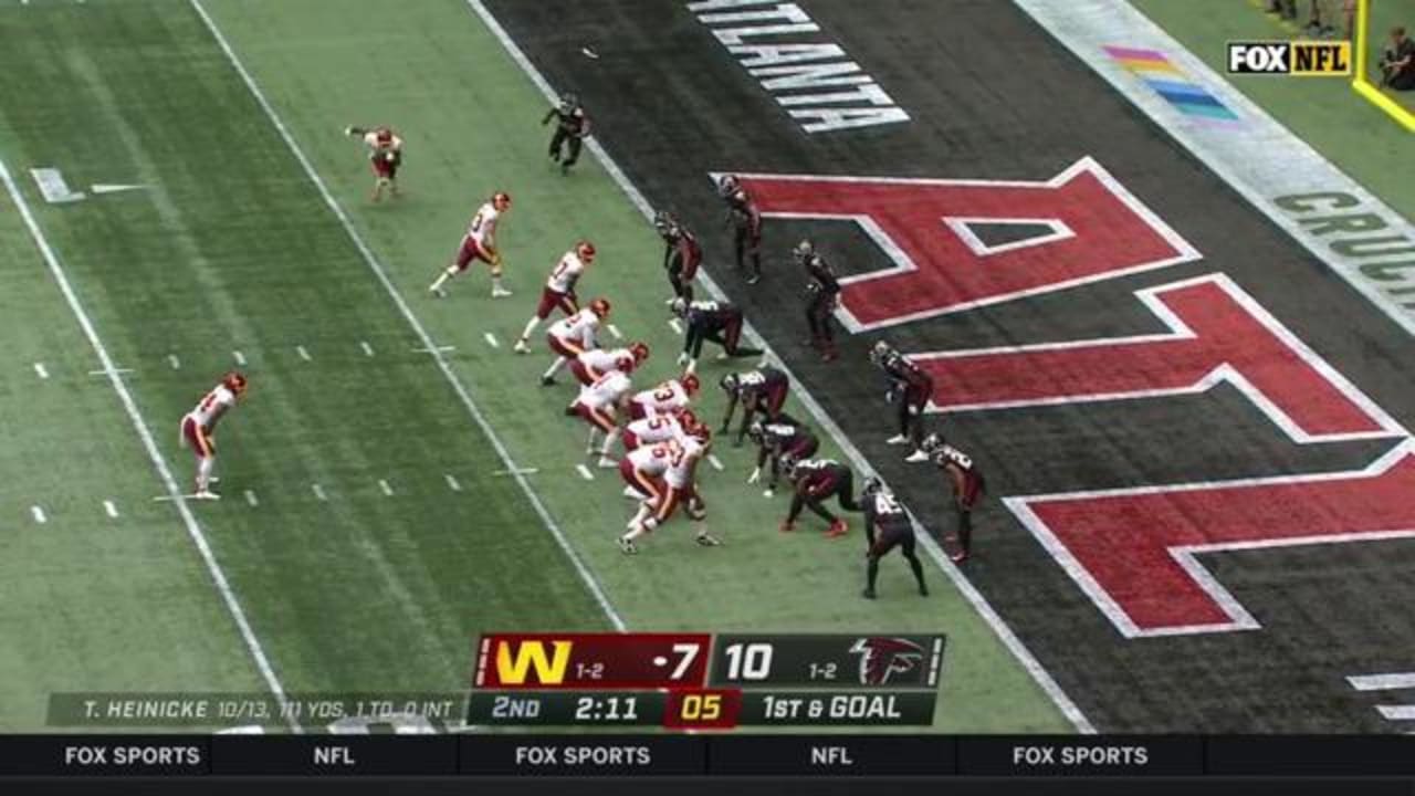 Washington Football Team running back Antonio Gibson mashes through ...