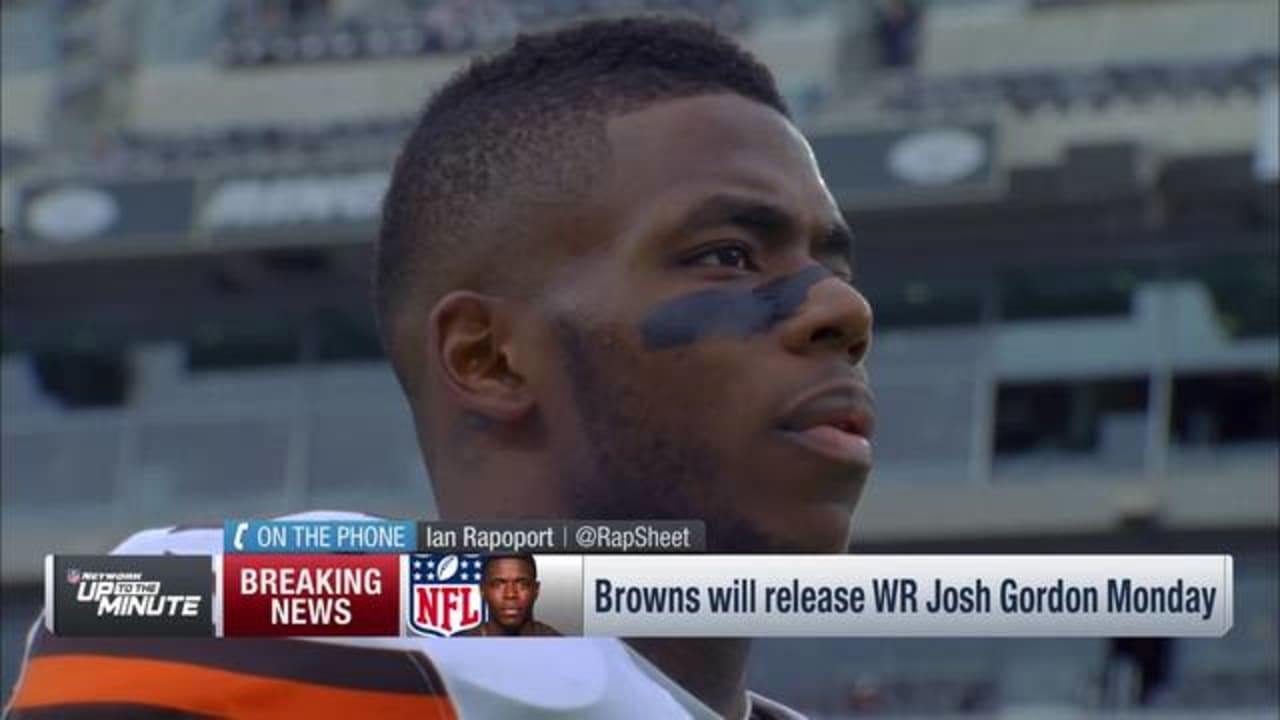 Cleveland Browns wide receiver Josh Gordon is being released on Monday
