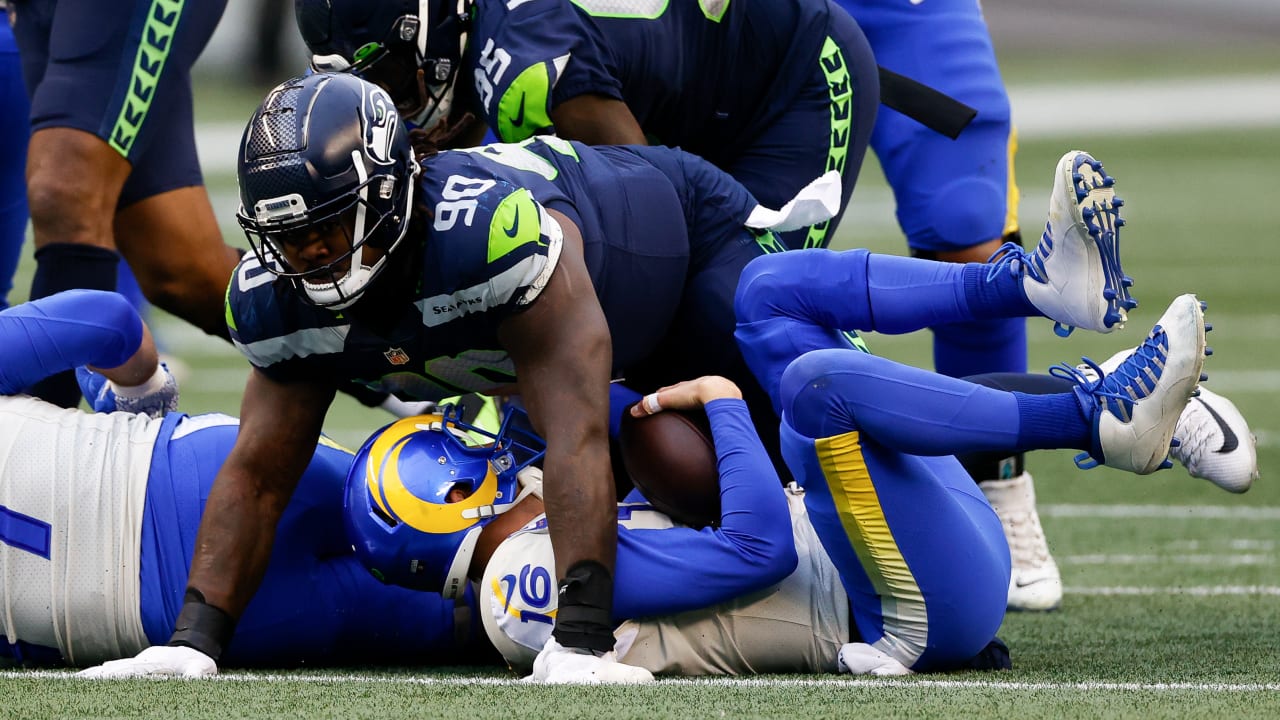 Seattle Seahawks defensive tackle Jarran Reed engulfs Los Angeles ...