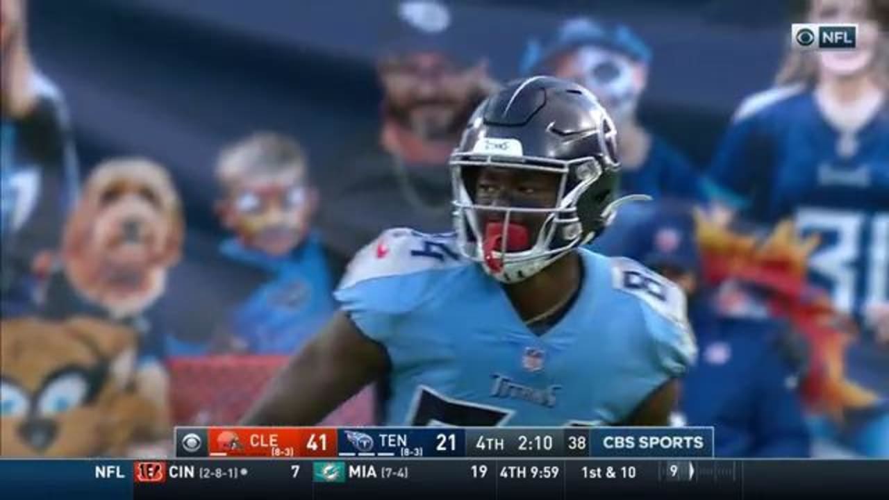 Tennessee Titans wide receiver Corey Davis goes up for fourth-and-11 ...