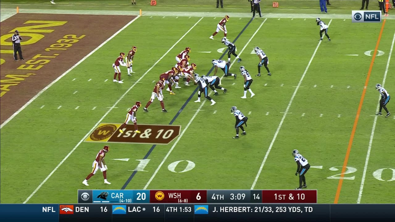 Washington Football Team wide receiver Steven Sims turns the jets on ...