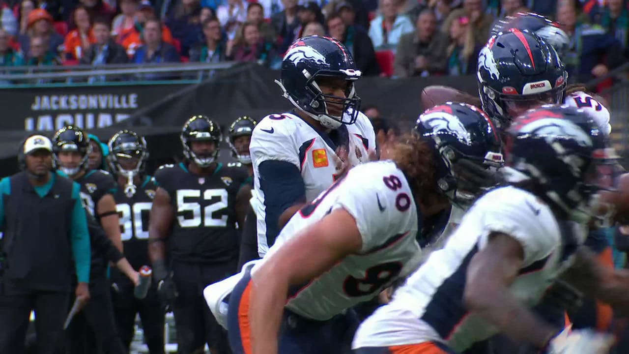 Denver Broncos running back Melvin Gordon leads caravan of blockers on ...