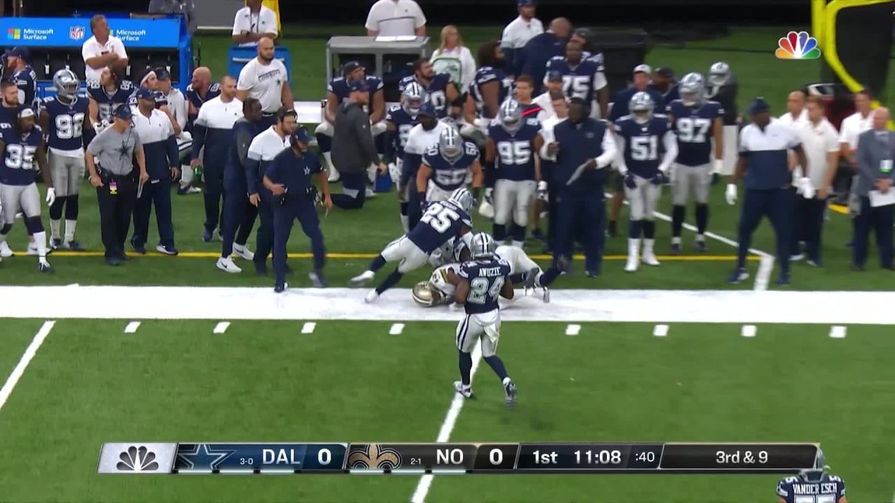 Bridgewater delivers pinpoint back-shoulder throw to Thomas for third ...