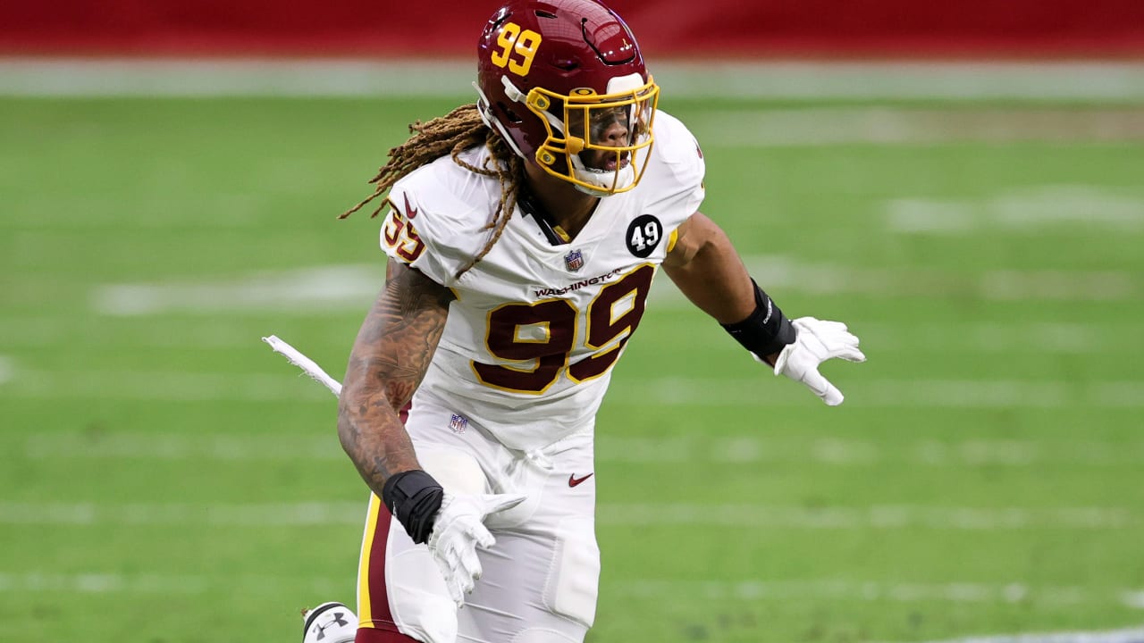 Washington Football Team DE Chase Young Rookie & Player of the Month ...