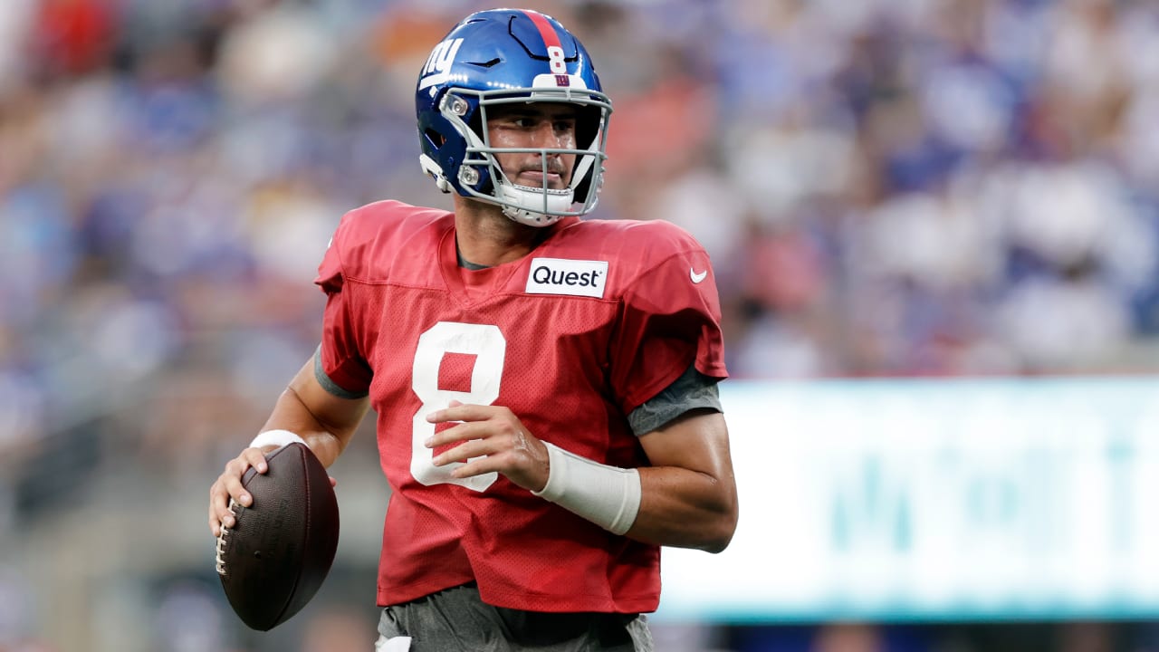 Giants QB Daniel Jones (ankle) limited in Wednesday's practice