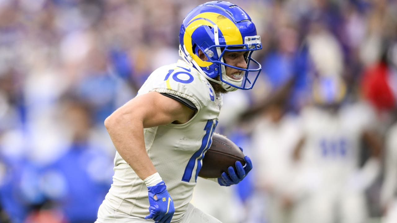 Los Angeles Rams wide receiver Cooper Kupp jukes and jives inside the ...