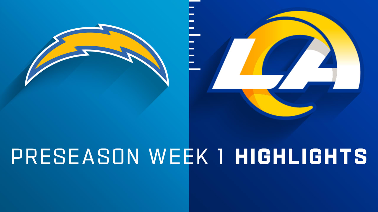 Los Angeles Chargers vs. Los Angeles Rams highlights | Preseason Week 1