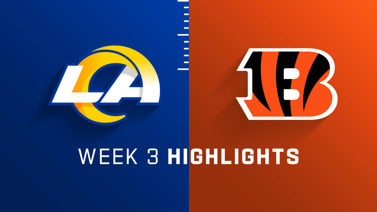 Los Angeles Rams vs. Cincinnati Bengals highlights | Week 3