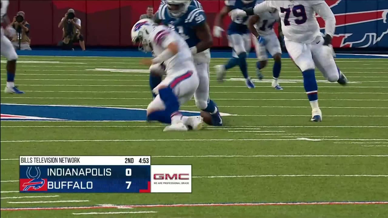 Carroll Phillips recovers shanked shotgun snap to Matt Barkley