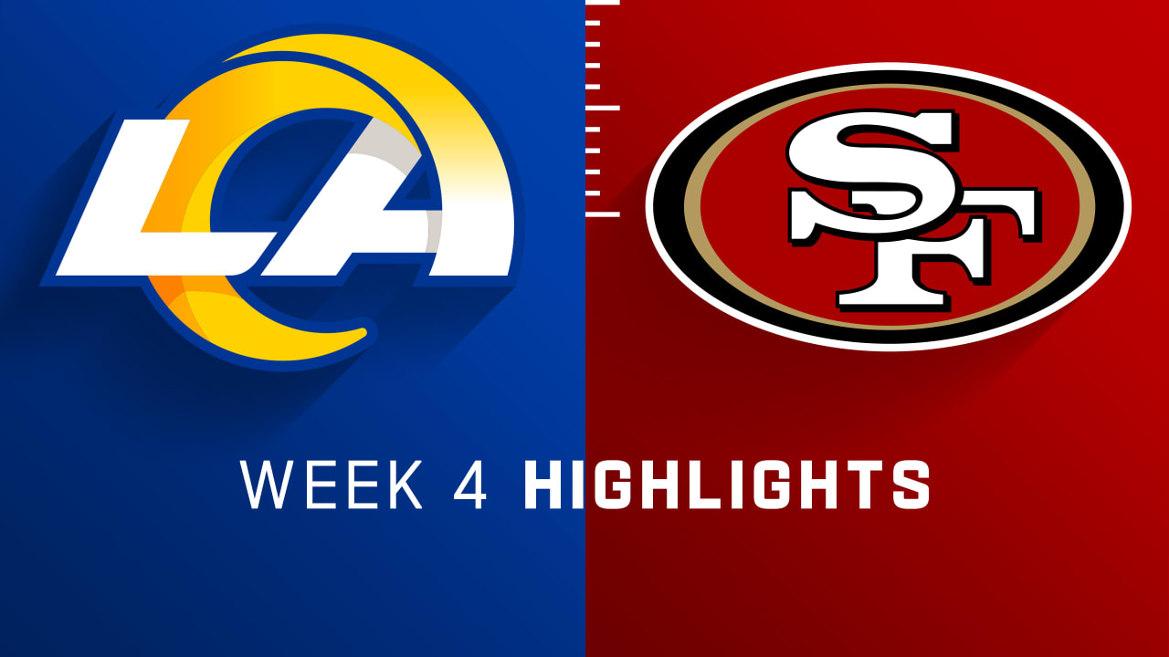 Los Angeles Rams vs. San Francisco 49ers highlights | Week 4