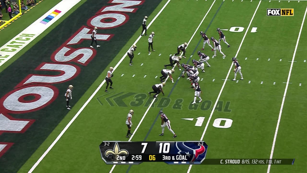 Houston Texans quarterback C.J. Stroud's second TD pass of game goes to ...