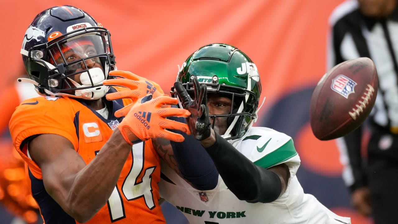 Can't-Miss Play: New York Jets cornerback Sauce Gardner bats away ...