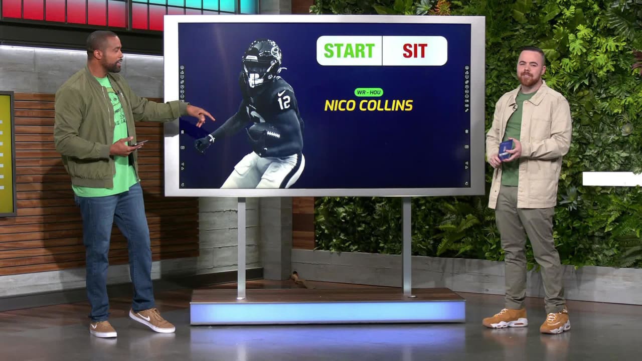 Florio's start/sit decision on Nico Collins in Week 8 | 'NFL Fantasy Live'