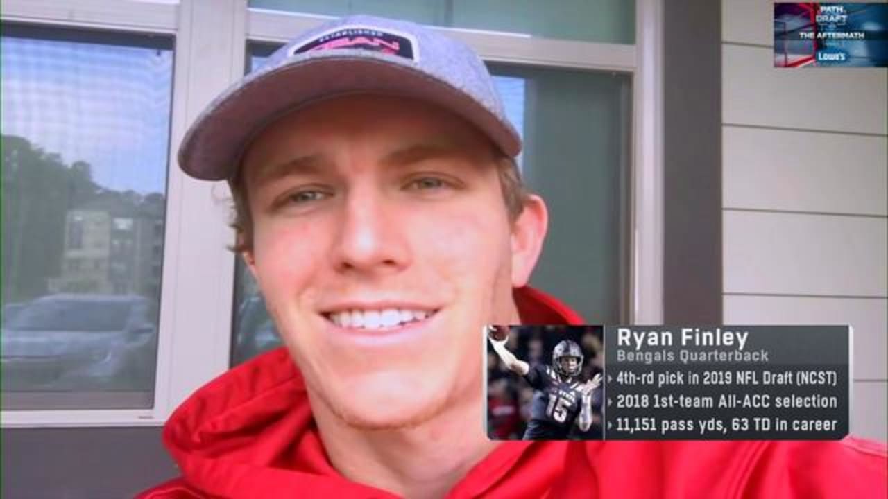 Cincinnati Bengals rookie quarterback Ryan Finley: I was playing ping ...