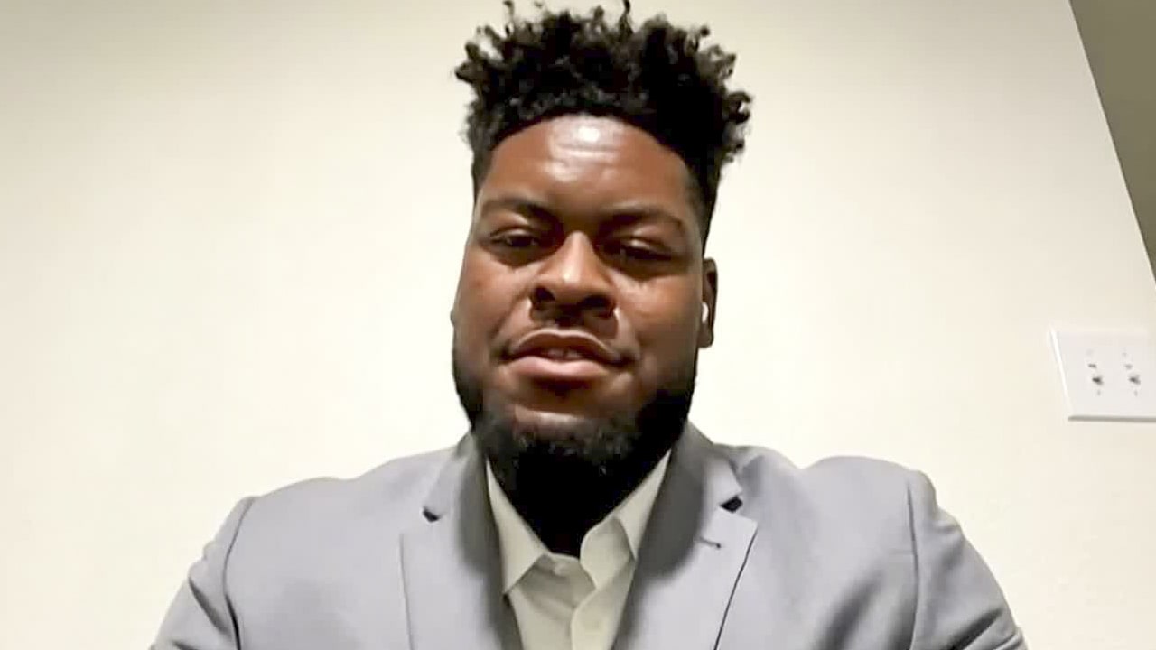 Kansas City Chiefs offensive guard Trey Smith on receiving his Super ...