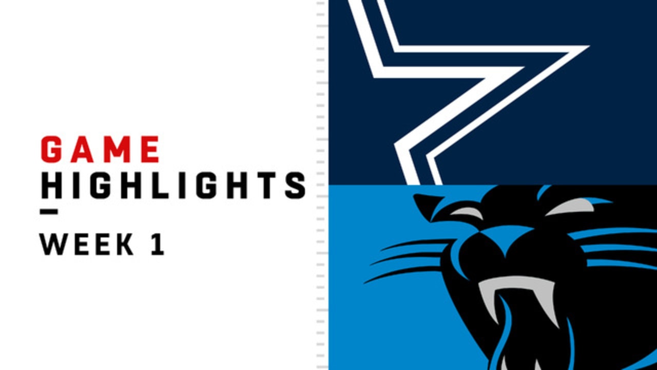 Cowboys vs. Panthers highlights | Week 1 Cowboys vs. Panthers highlights | Week 1