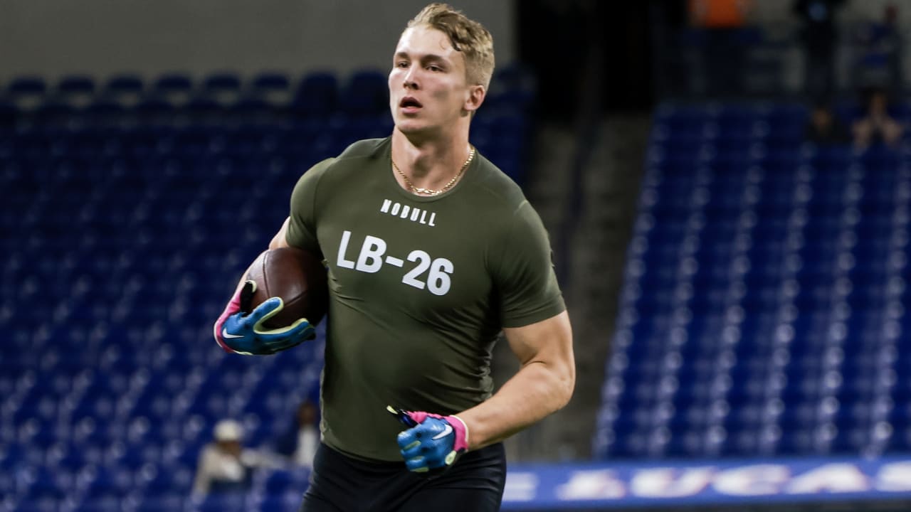 LinebackerDrew Sanders' 2023 NFL Scouting Combine workout