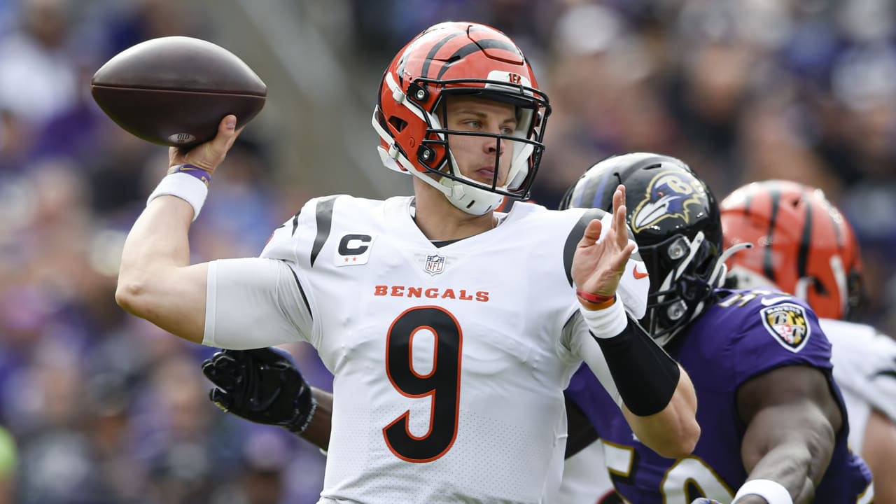 Cincinnati Bengals quarterback Joe Burrow navigates pressure for ...
