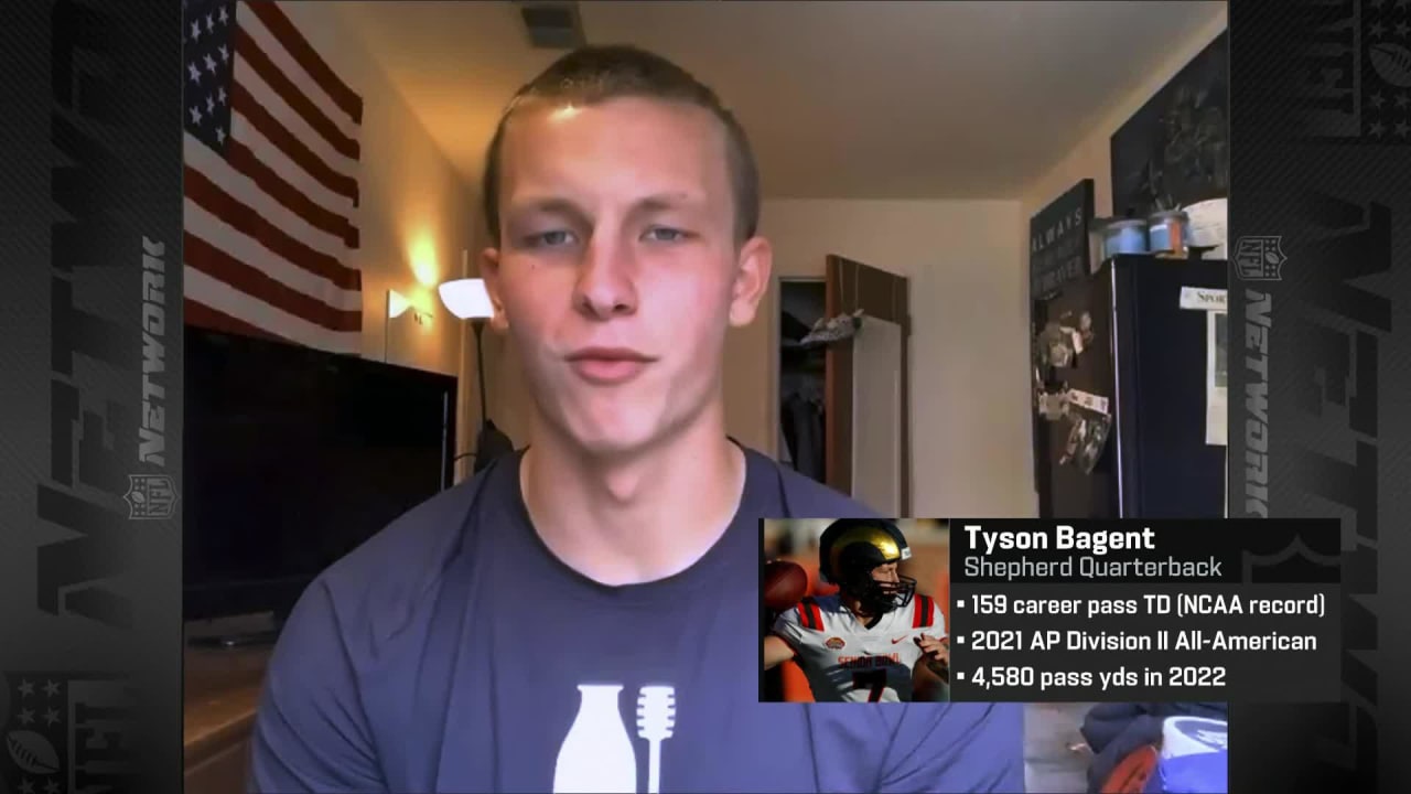 Shepherd Rams quarterback Tyson Bagent joins 'NFL Total Access'