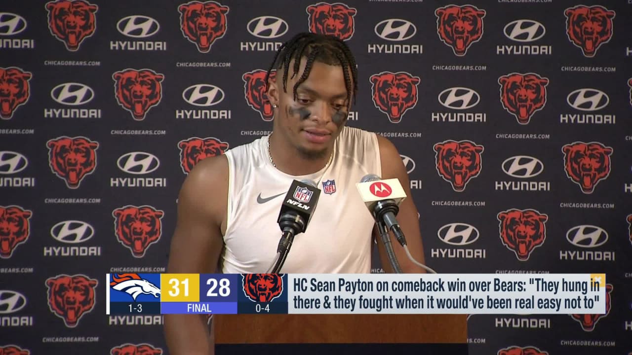 Chicago Bears quarterback Justin Fields on Bears Week 4 loss: 'It hurt ...