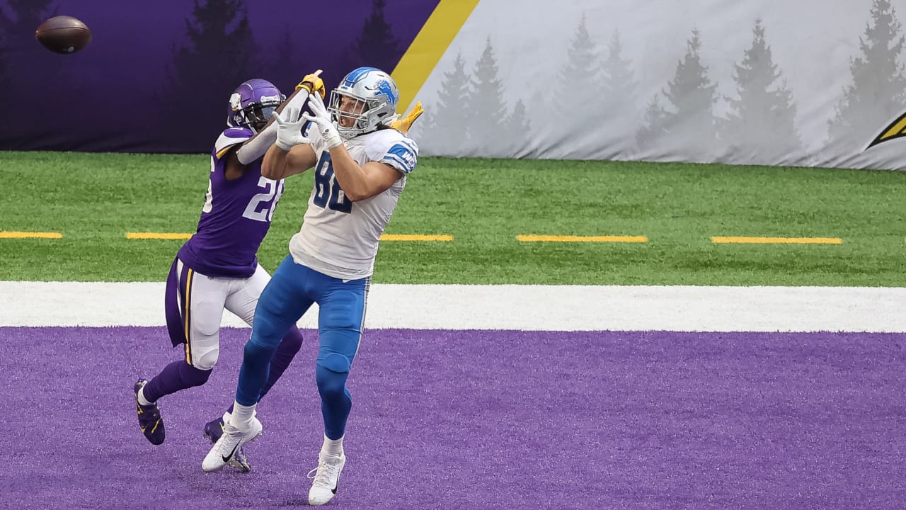 Detroit Lions tight end T.J. Hockenson's hitch route scores a touchdown