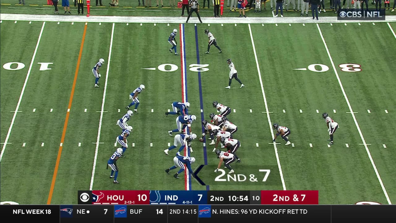 Indianapolis Colts linebacker E.J. Speed's critical forced fumble in ...