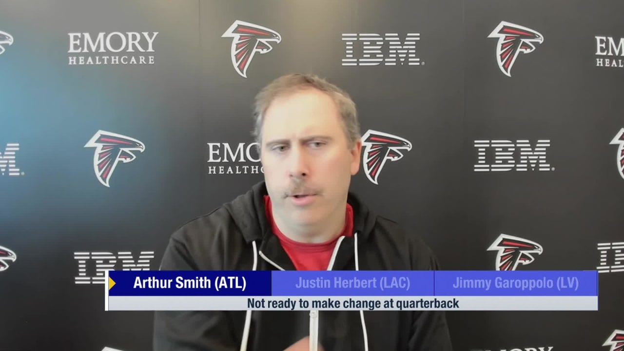 Atlanta Falcons head coach Arthur Smith not ready to make change at QB