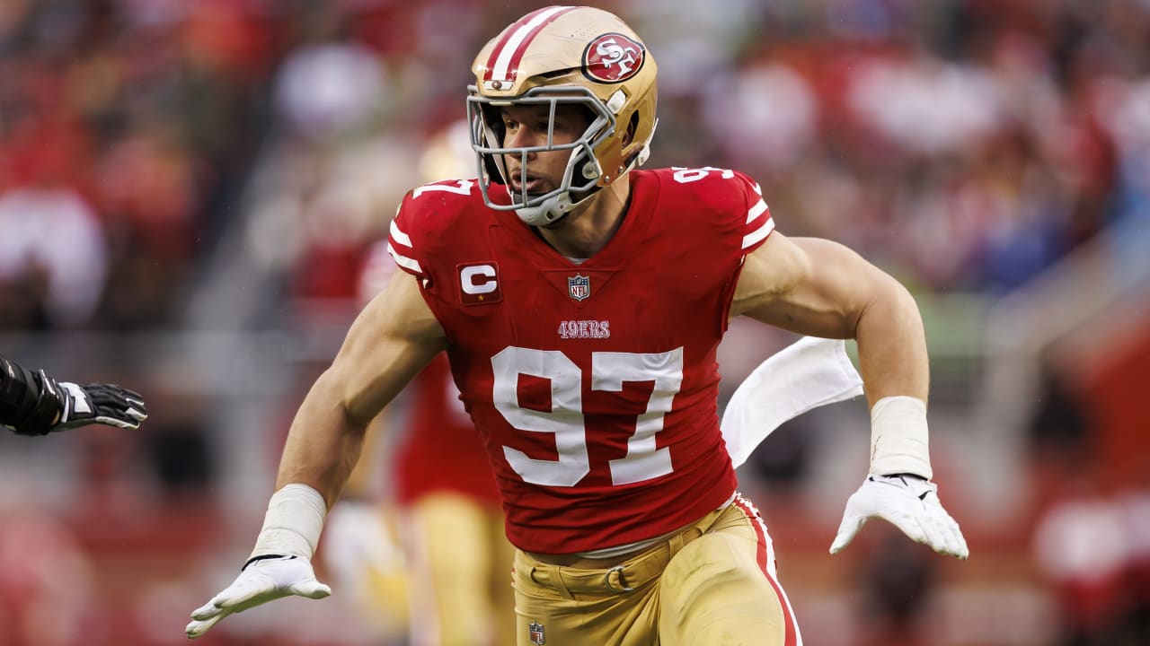 49ers DE Nick Bosa feels 'weight off' shoulders with new extension ...