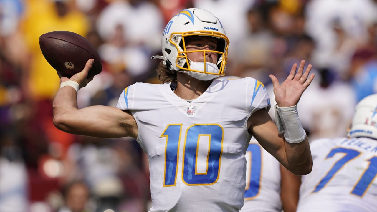 Los Angeles Chargers quarterback Justin Herbert's best throws from 328 ...