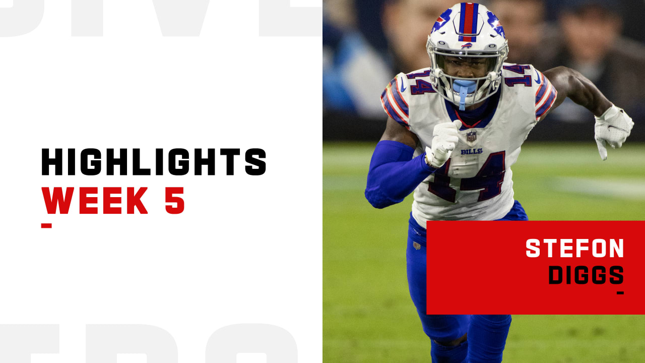 Every catch by Buffalo Bills wide receiver Stefon Diggs from 106-yard ...