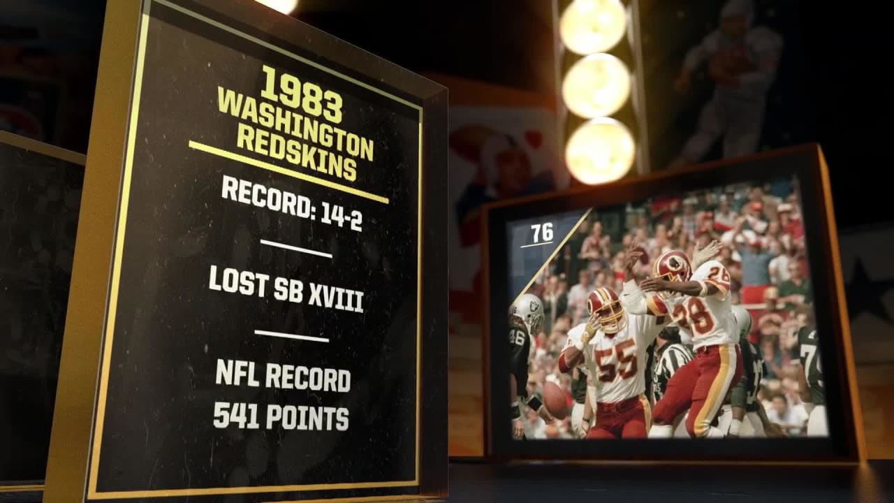 'NFL 100 Greatest' Teams, No. 76: 1983 Washington Redskins