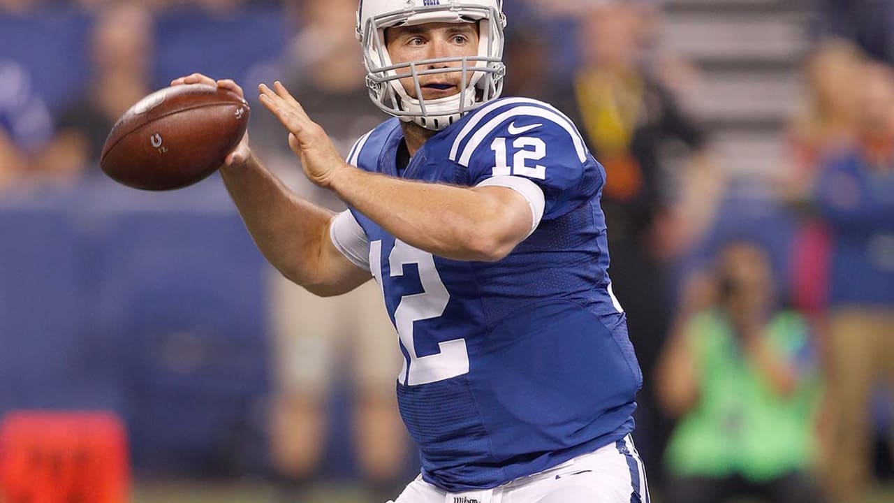 Andrew Luck limited at practice with shoulder injury