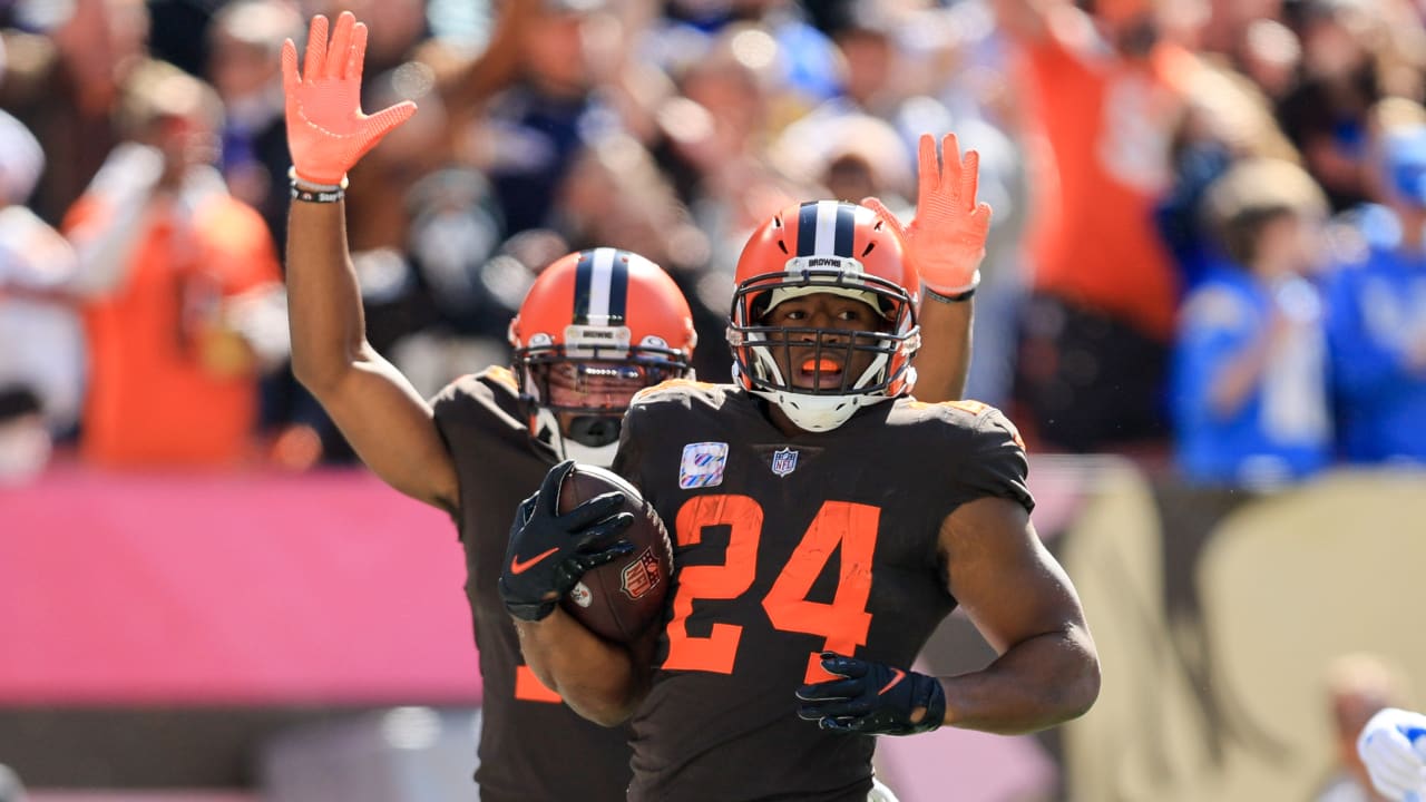 Cleveland Browns running back Nick Chubb's best plays in 2-TD game | Week 5