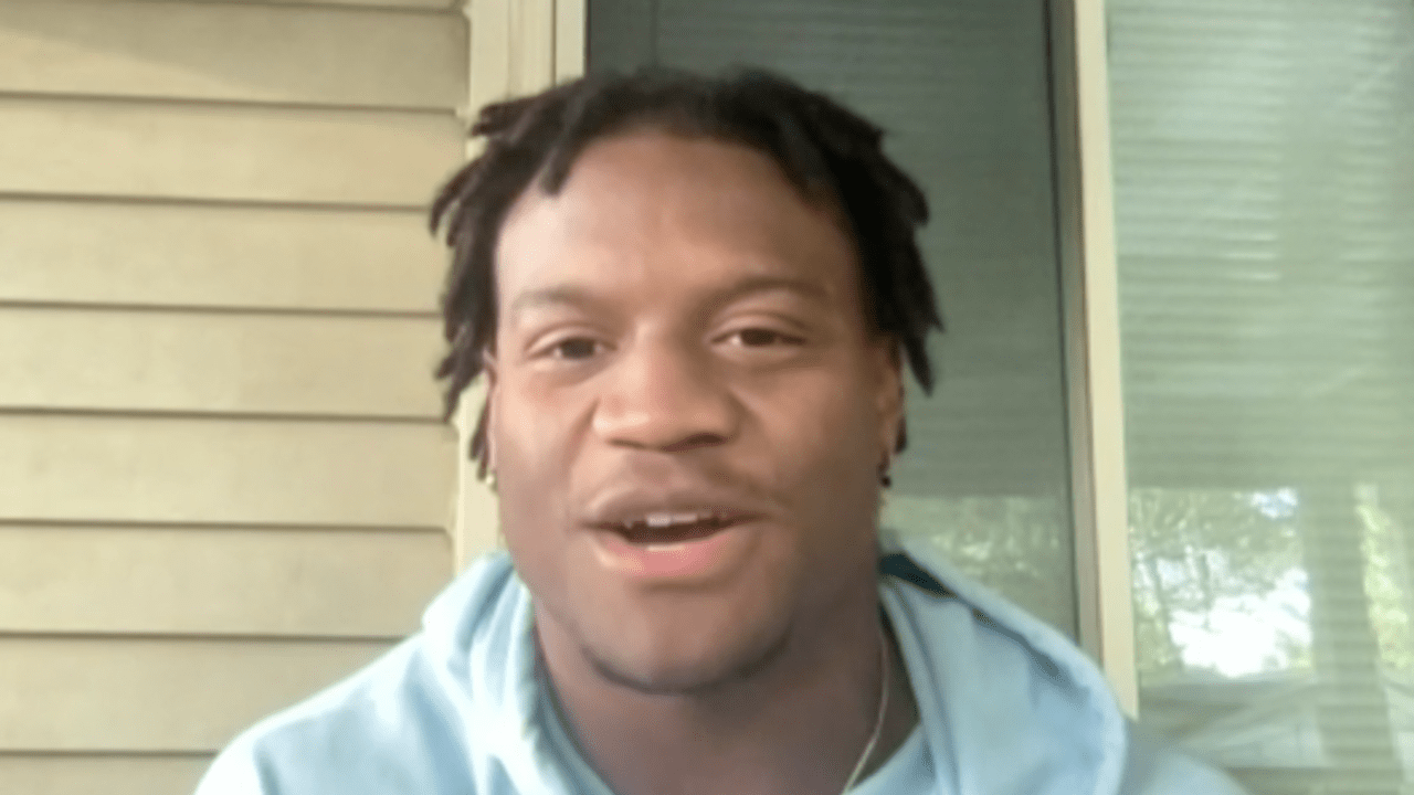 Michigan State Spartans running back Kenneth Walker III describes how ...