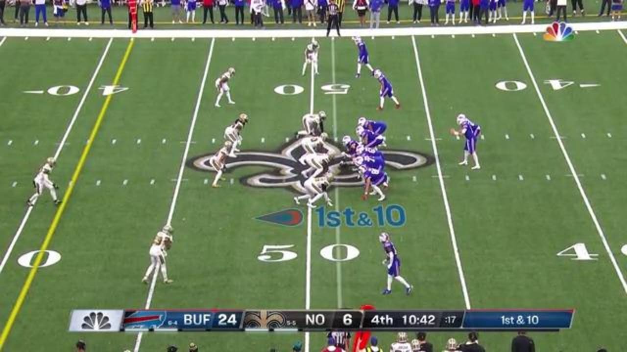 Buffalo Bills quarterback Josh Allen's pump fake frees up wide receiver ...
