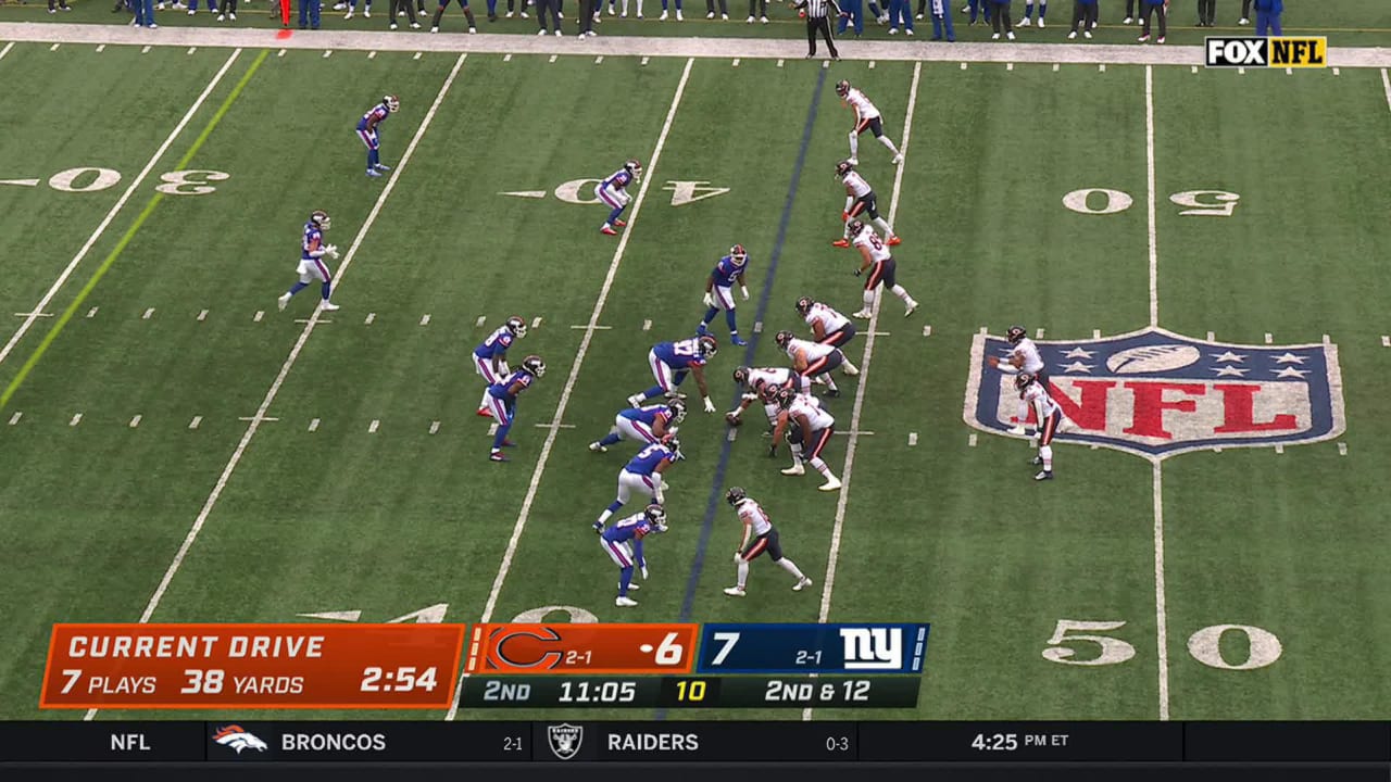 New York Giants linebacker Tae Crowder lights up Justin Fields for sack ...