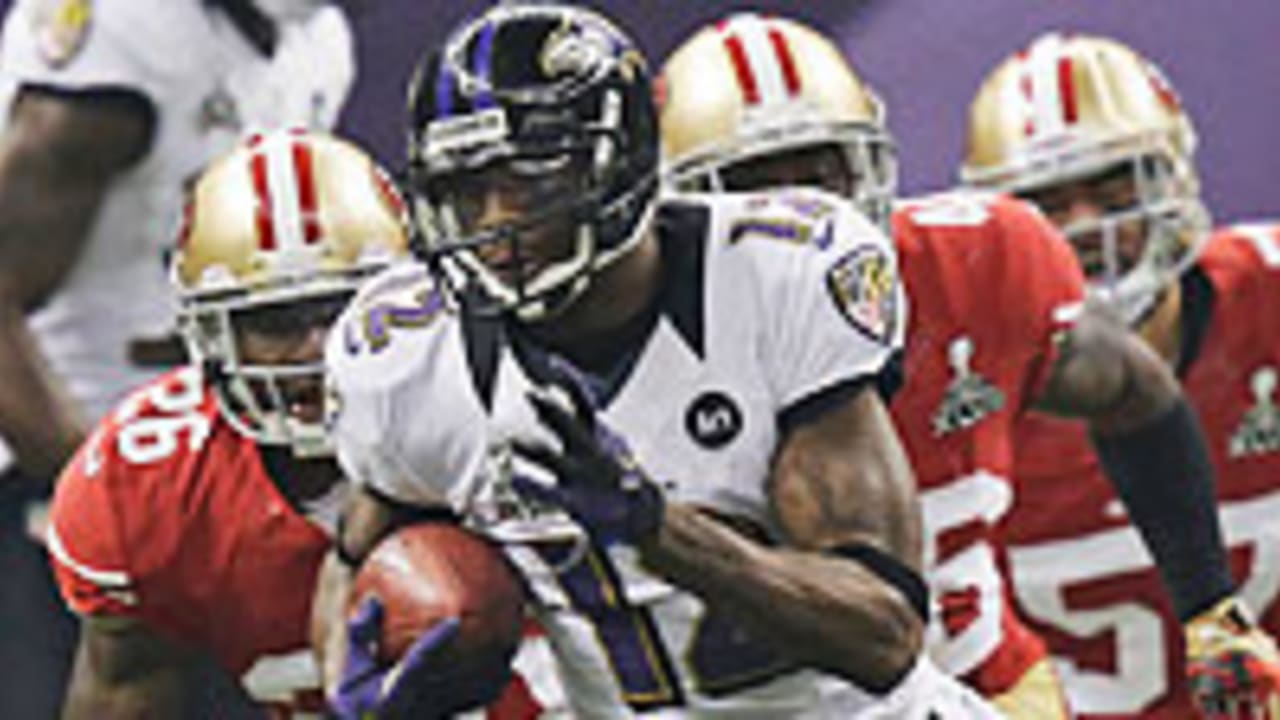 Jacoby Jones' 108-yard return TD a Super Bowl record
