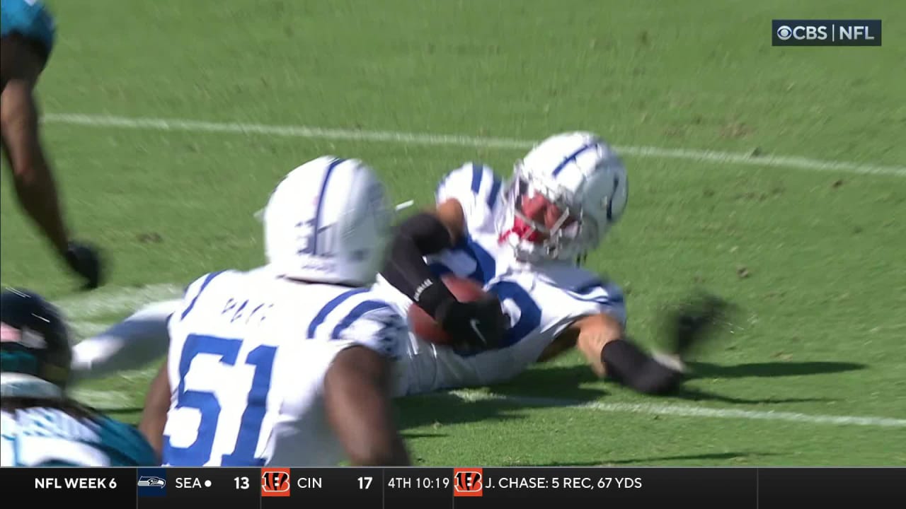 Indianapolis Colts cornerback JuJu Brents snags his first NFL ...