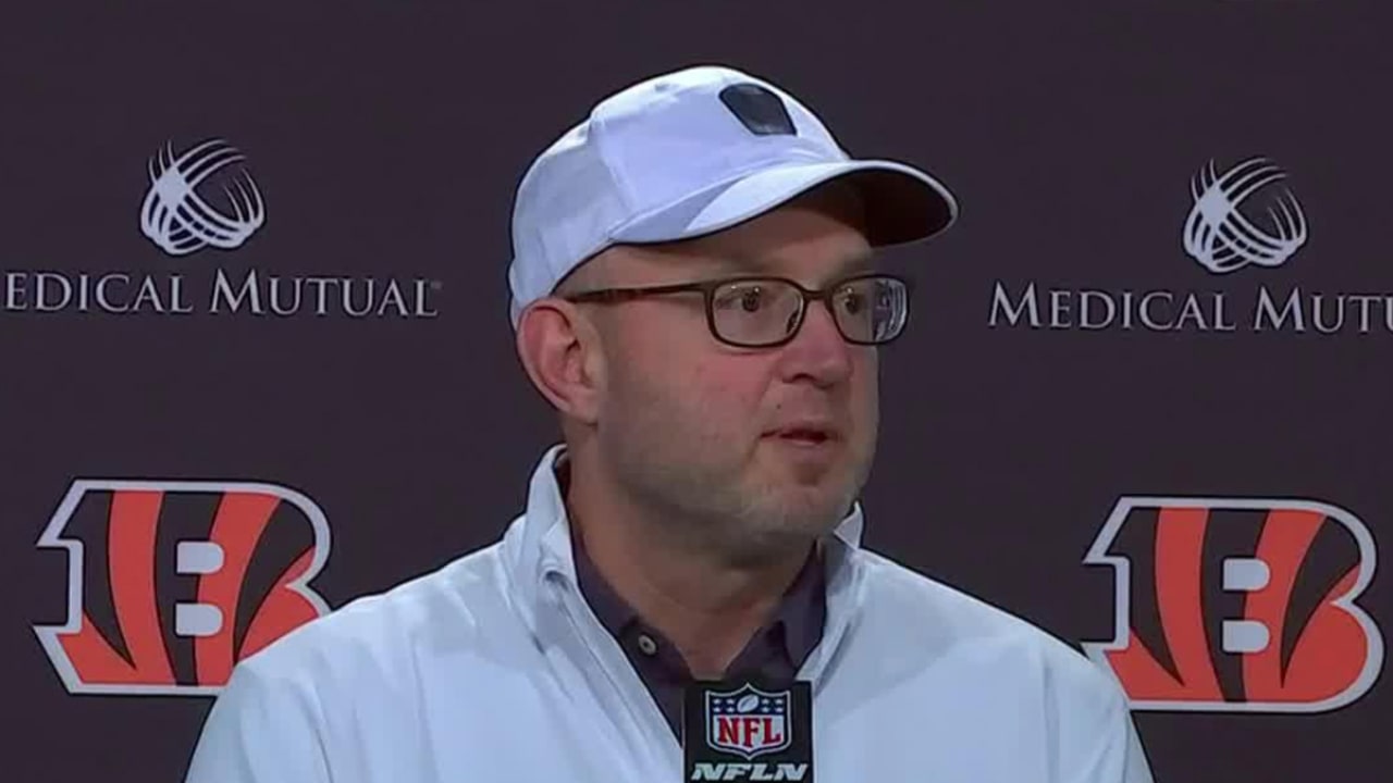 Cincinnati Bengals Director of Player Personnel Duke Tobin: We don't ...