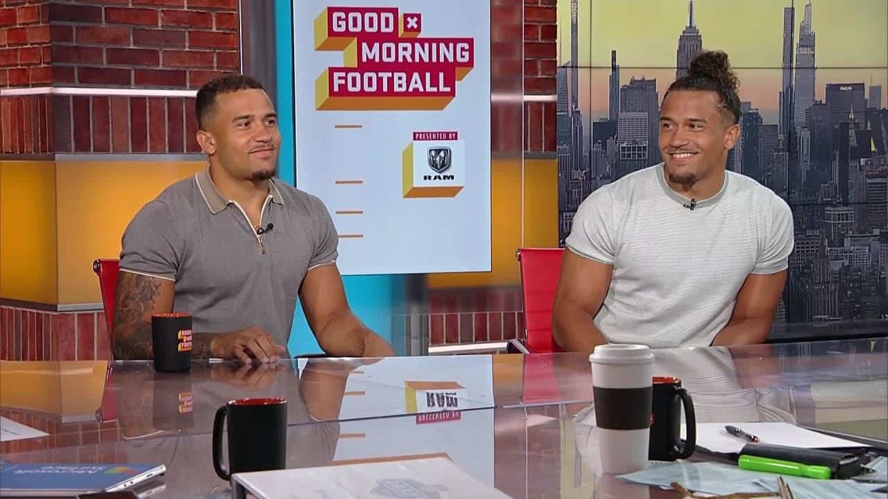 Running back Chase Brown, S Sydney Brown wakes up with 'GMFB' ahead of ...