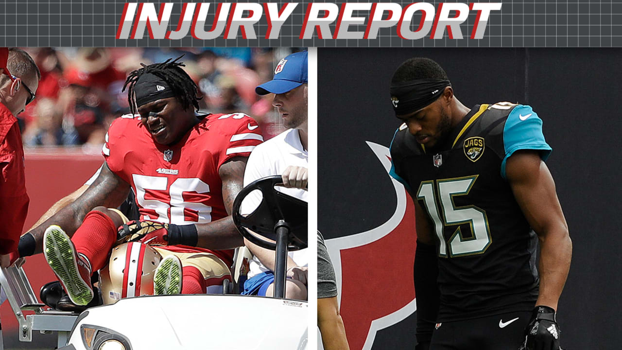 Week 1 injuries we're tracking from Sunday's games