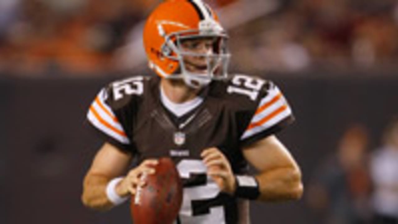 Tom Heckert comfortable with Colt McCoy as backup