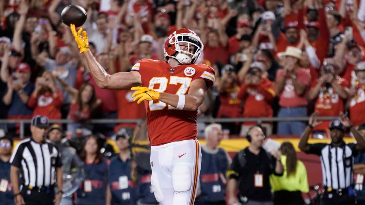 Kansas City Chiefs tight end Travis Kelce's FOURTH TD marks his single-game career high